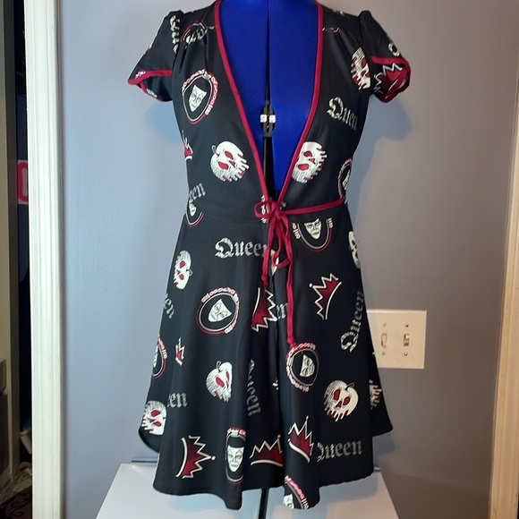 Dresses | Disney Snow White Evil Queen Wrap Dress Size Xs | Poshmark